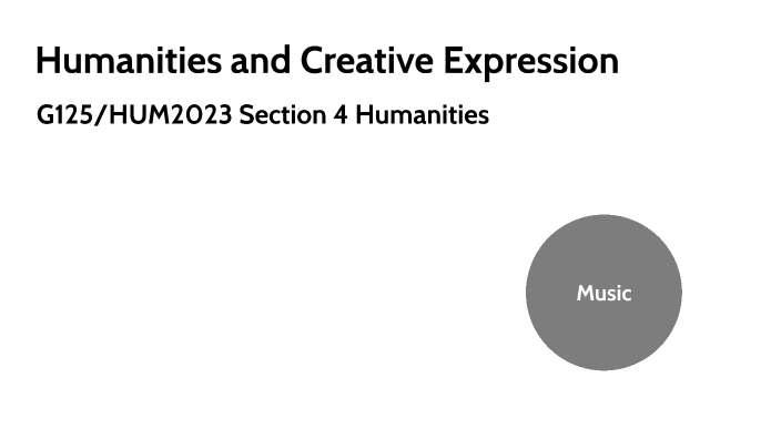 Humanities and Creative Expression by hannah siders on Prezi