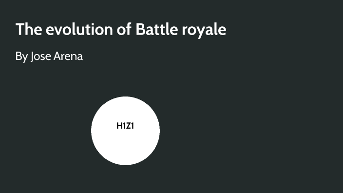 The evolution of Battle royale by Jose Arenaguia on Prezi