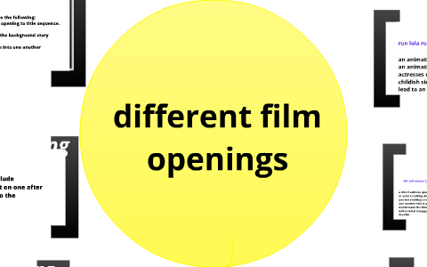 Different Types Of Film Openings by Reece Goodman on Prezi