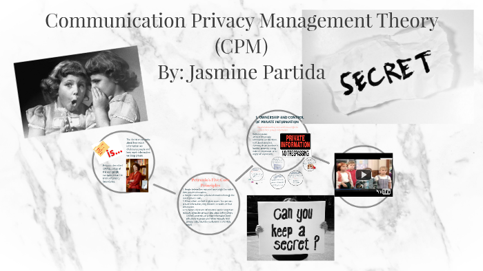 Communication Privacy Management Theory by Jasmine Partida on Prezi