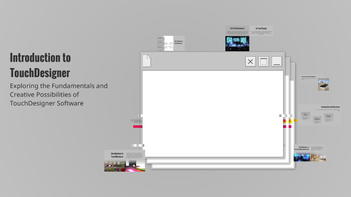 Introduction to TouchDesigner by Vinzzz Vinzzz on Prezi