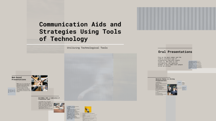 COMMUNICATION AIDS AND STRATEGIES USING TOOLS OF TECHNOLOGY by Razel ...