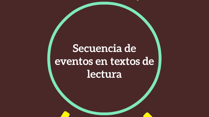 Secuencia de eventos en textos de lectura by Aracely Gareia Najera on Prezi