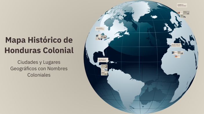 Mapa Histórico de Honduras Colonial by Jackeline Melissa Alvarado ...