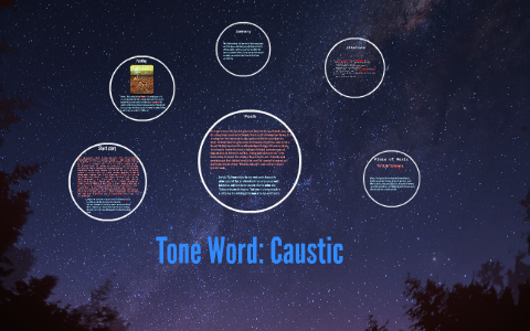 Tone Word: Caustic by Lila Deravian on Prezi