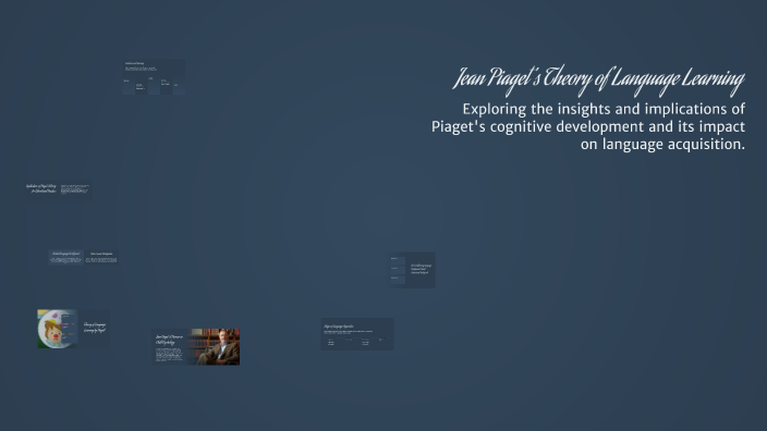Jean Piaget's Theory of Language Learning by Jay Makwana on Prezi