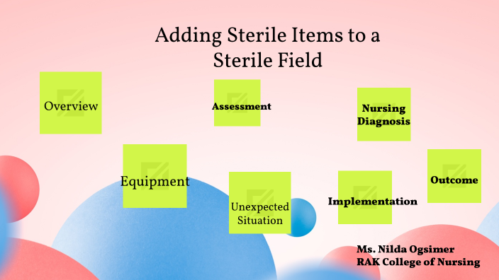 Adding Sterile Items to a Sterile Field by Nilda Ensomo on Prezi