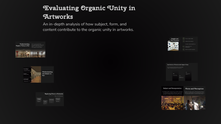 Evaluating Organic Unity in Artworks by Ren Denver Renato Dequina II on ...