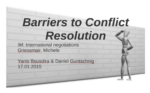 Barriers to Negotiations by Yanis Bou on Prezi