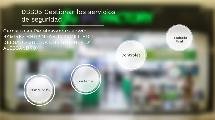 EJEMPLO DSS05 Gestionar los servicios de seguridad by PIERALESSANDRO ...