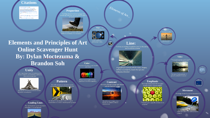 Elements and Principles of Art Online Scavenger Hunt by Dylan Moctezuma ...