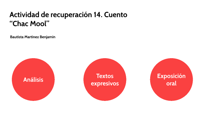 actividad de recuperacion 14 cuento chac mool by Benjamin Bautista ...