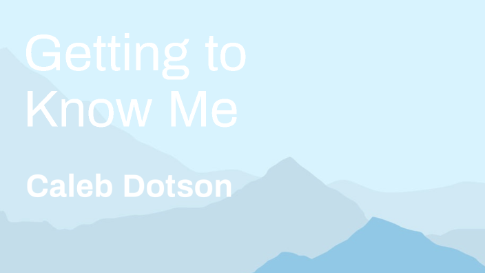 Introduction to John Doe by Caleb Dotson on Prezi