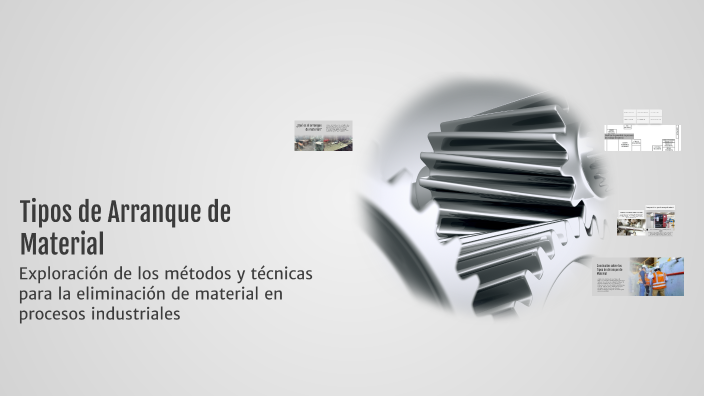 Tipos de Arranque de Material by Pepa Madrigal on Prezi