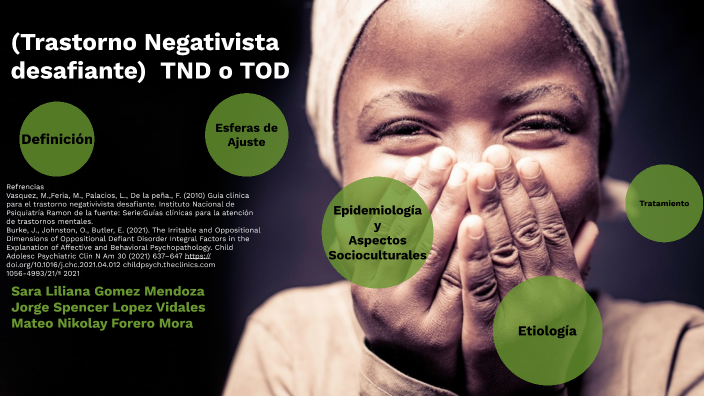 Alteraciones emocionales en niños TND o TOD by Mateo Nikolay Forero ...