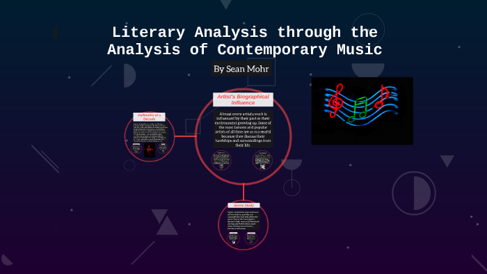 Literary Analysis through the analysis of Contemporary Music by Sean ...