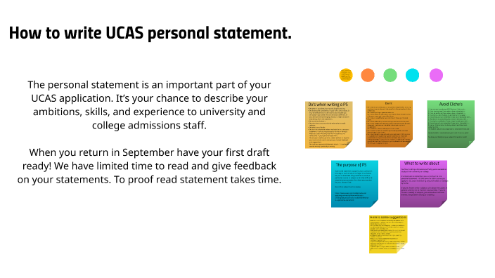 How to write UCAS personal statement by Lillie Jones on Prezi