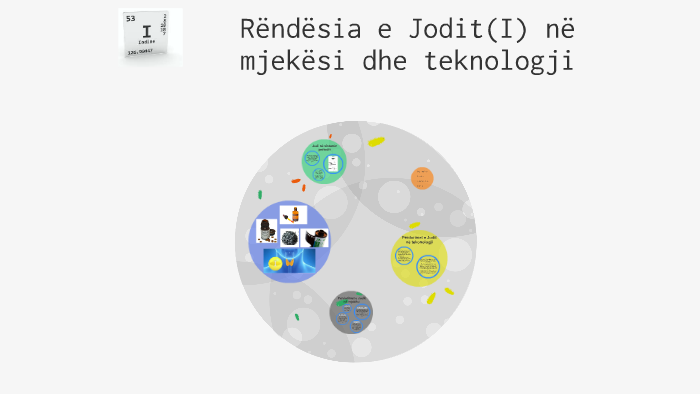 Rëndësia e Jodit(I) në mjekësi dhe teknologji by Erind Bakalli on Prezi