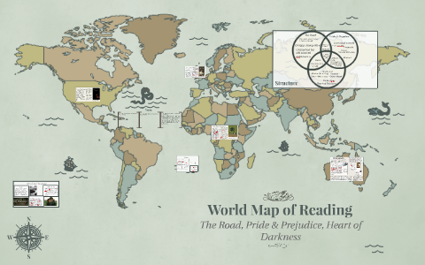 World Map of Reading by Kayleigh Williams on Prezi