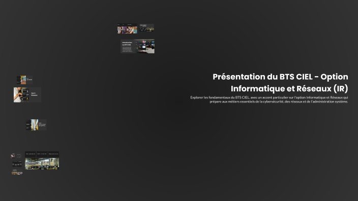 Présentation du BTS CIEL - Option Informatique et Réseaux (IR) by Amdy ...