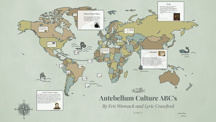 Antebellum Culture ABC's by eric womack on Prezi