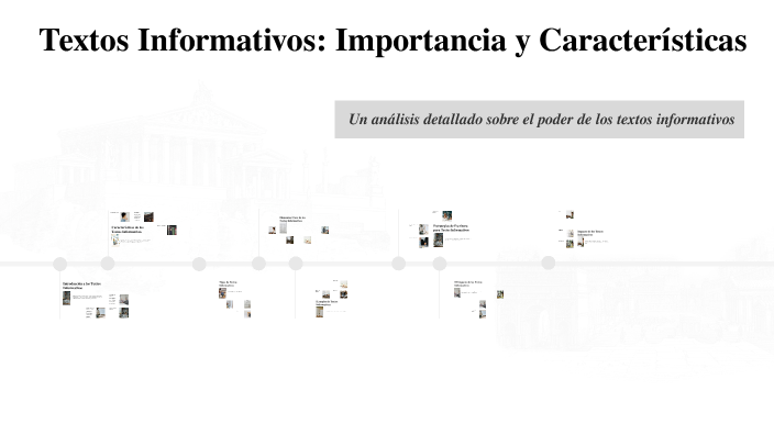 Textos Informativos: Importancia y Características by Paula Valdes on Prezi