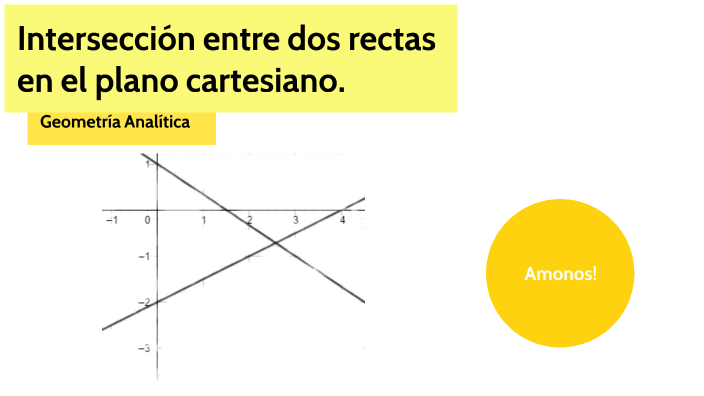 Interseccion entre dos lineas by Ismael Perez on Prezi