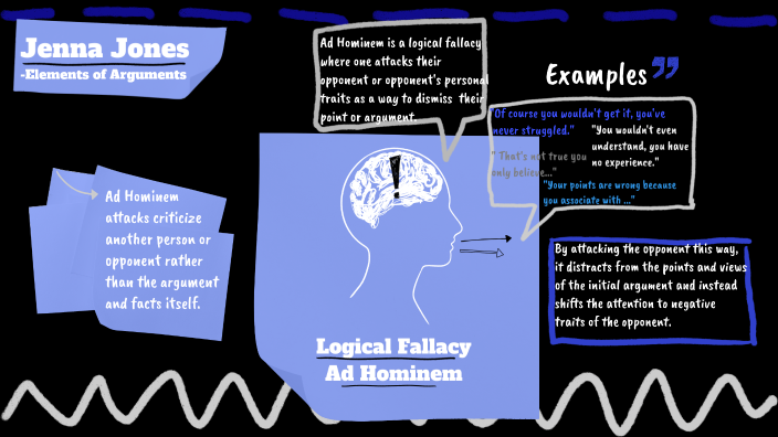 Logical Fallacy- Ad Hominem by Jenna Jones on Prezi