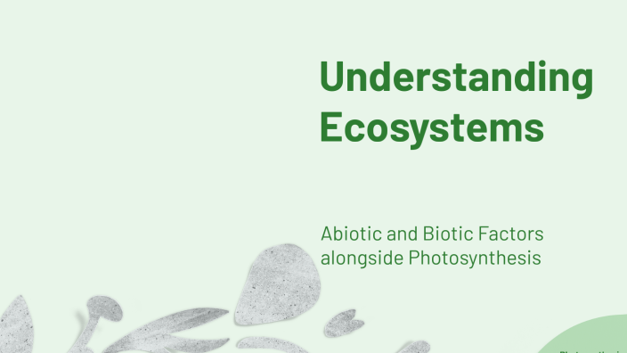 Understanding Ecosystems by Trine Rannem on Prezi