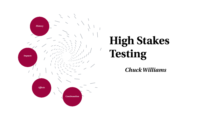 High Stakes Testing by Chuck Williams on Prezi