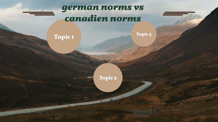 german vs canadien norms by matthieu desjardins on Prezi