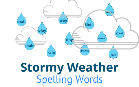 Stormy Weather - Spelling Words by Crystal Hofford on Prezi