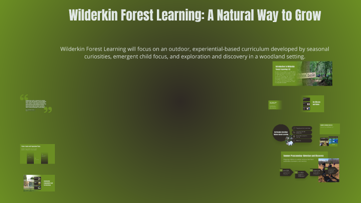 Wilderkin Forest Learning: Nurturing Nature and Skills by Erin ...
