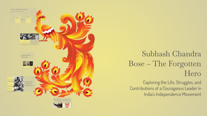 Subhash Chandra Bose – The Forgotten Hero by Pavan Ramesh Malthi on Prezi
