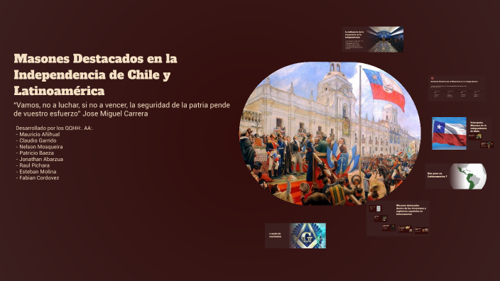 Masones Destacados en la Independencia de Chile y Latinoamérica by ...