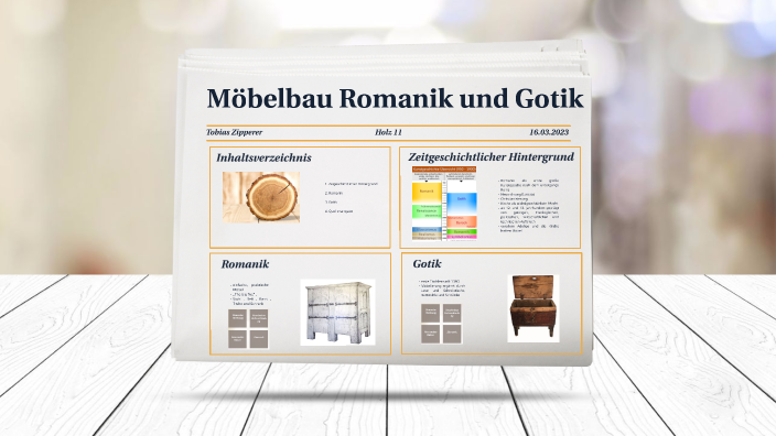 Möbelbau Romanik und Gotik by on Prezi