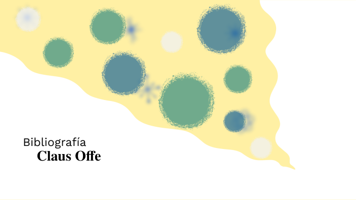 Claus Offe Bibliografía by Allison Polanco