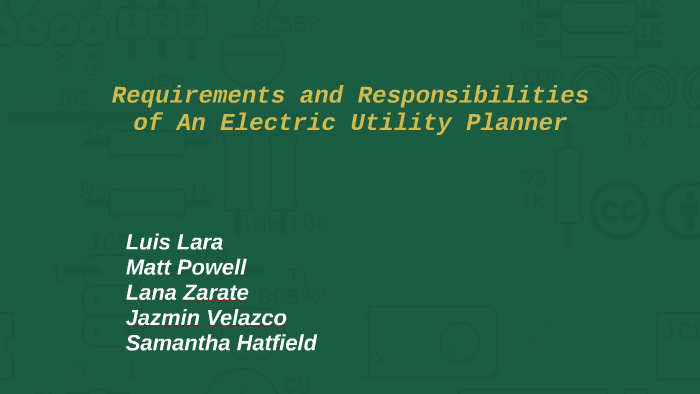 UPC 100 Presentation - 'Requirements and Responsibilities of An ...