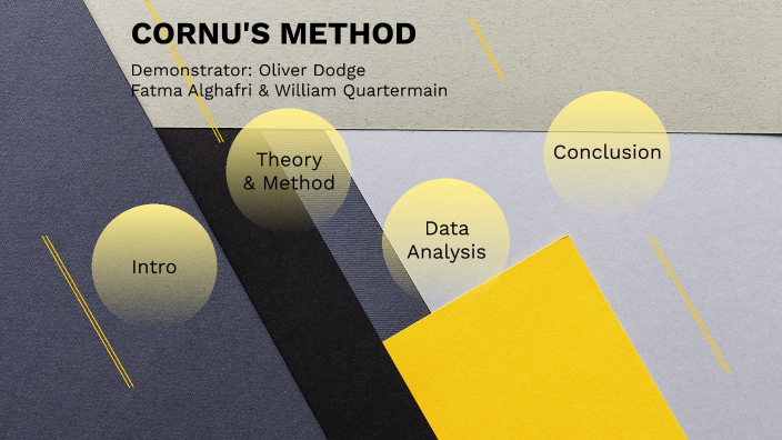 CORNU'S METHOD by on Prezi