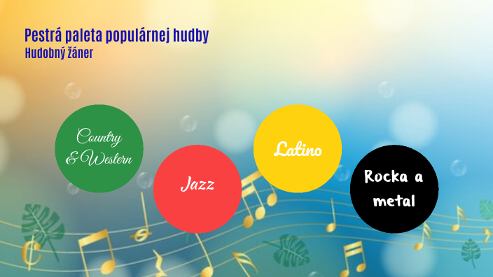 Pestrá paleta populárnej hudby by Michal Šnapko on Prezi