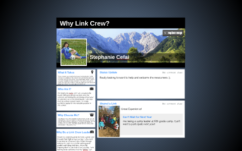 Why Link Crew? by on Prezi