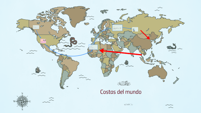 Costas alrededor del mundo by Patricia Pérez García on Prezi