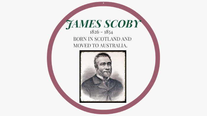 JAMES SCOBY by alana cole