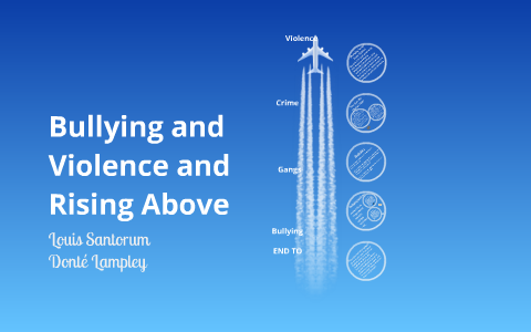 Bullying and Violence and Rising Above by Louis Santorum