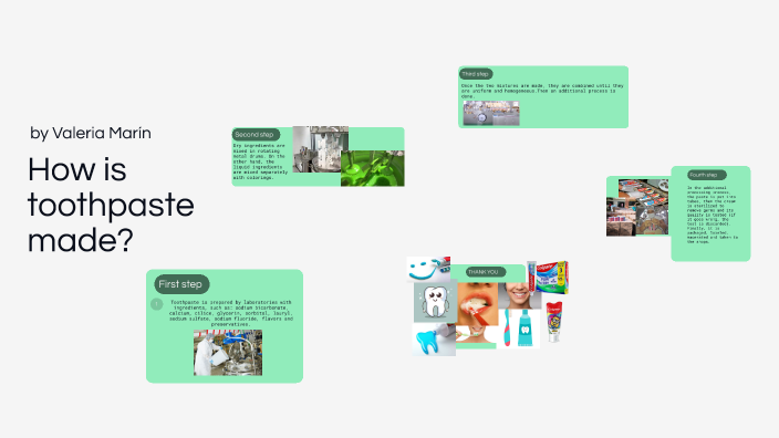 How is toothpaste made? by Valeria Sierra on Prezi