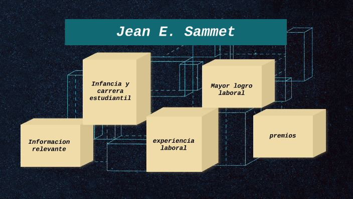 Jean E. Sammet by Samuel Martos Muñoz on Prezi