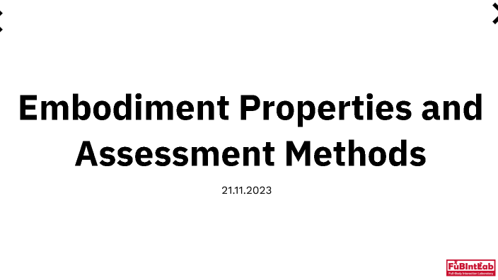 Assessment of Embodied Properties by SENA BESTE ERCAN on Prezi