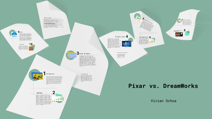 Pixar vs. DreamWorks by Vivian Ochoa on Prezi