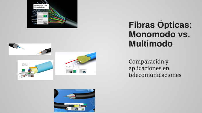 Fibras Ópticas: Monomodo vs. Multimodo by Belen Gutierrez Alejandro on ...
