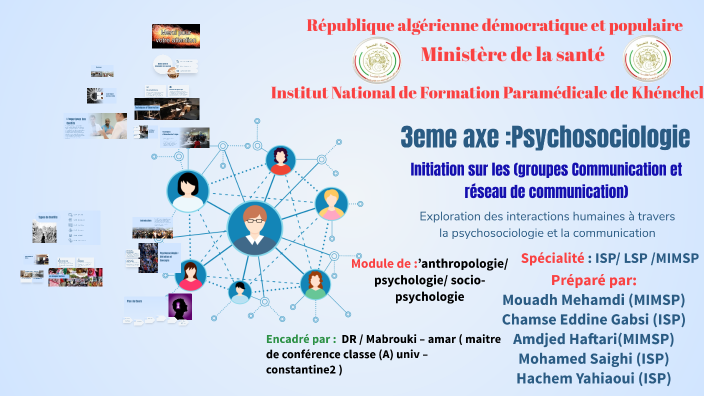 Psychosociologie et Communication by Exposé Paramédical on Prezi